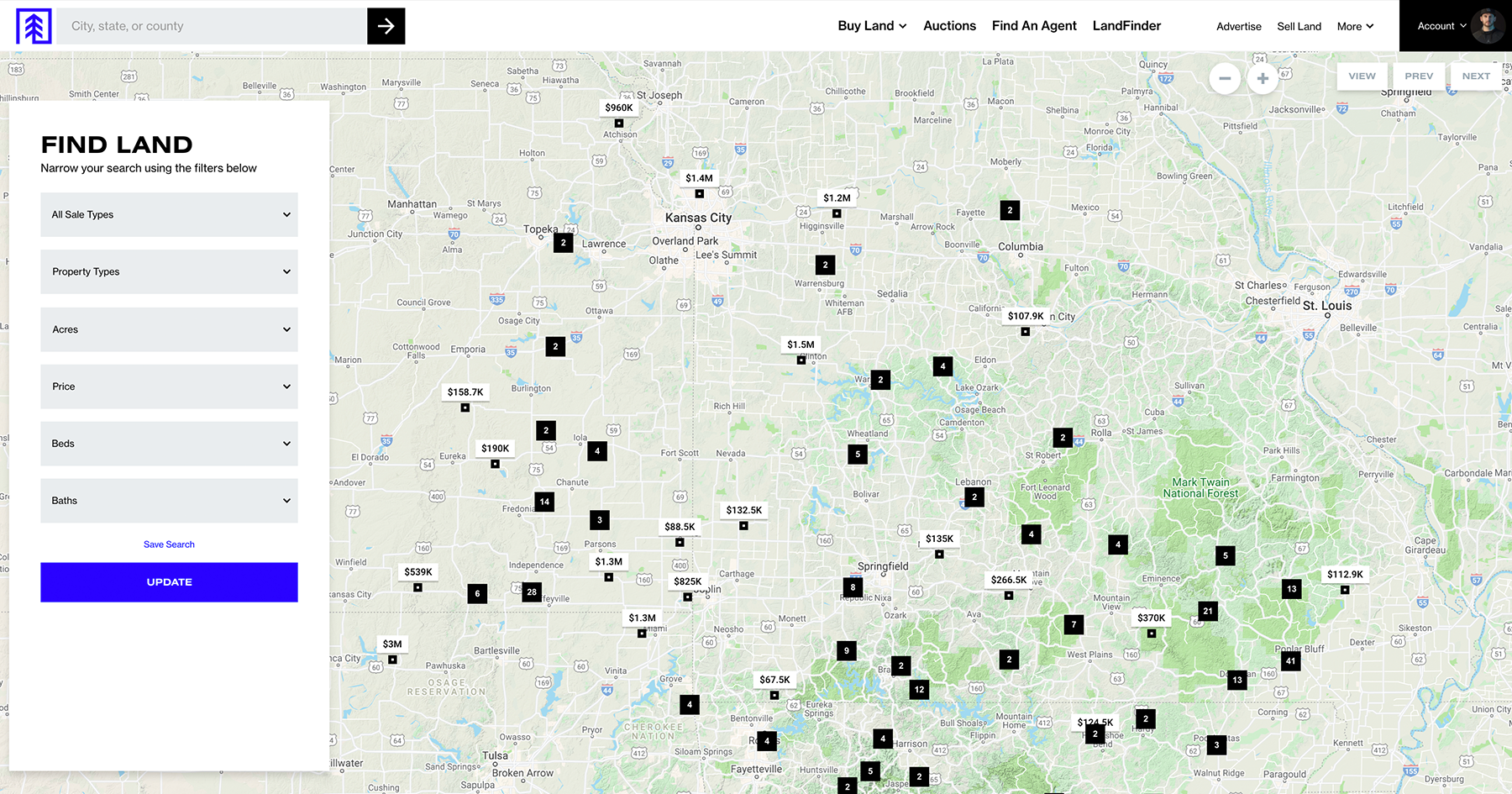 Free Help Finding Land, Homes & Properties | LandFinder